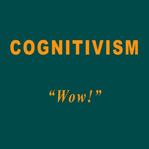 Cognitivism | PDF