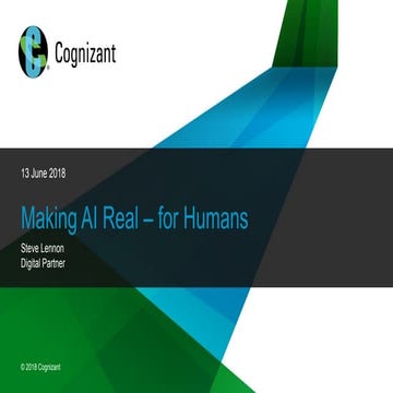 Cognizant Making AI Real with Microsoft | PPT