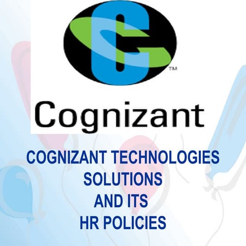 Cognizant organizational culture and structure | PPTX