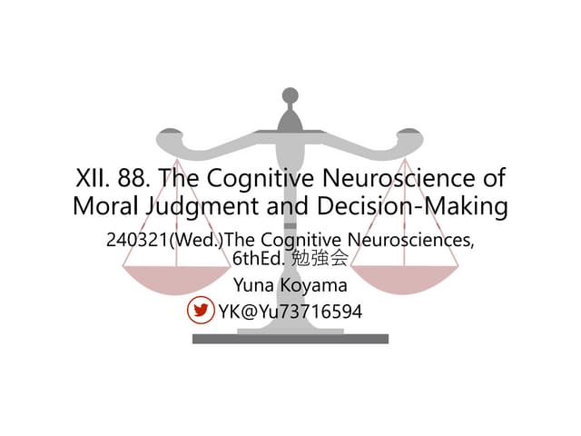 Cogn NeurSci_XII88The cognitive neuroscience of moral judgment and ... Cogn NeurSci_XII88The cognitive neuroscience of moral judgment and ...