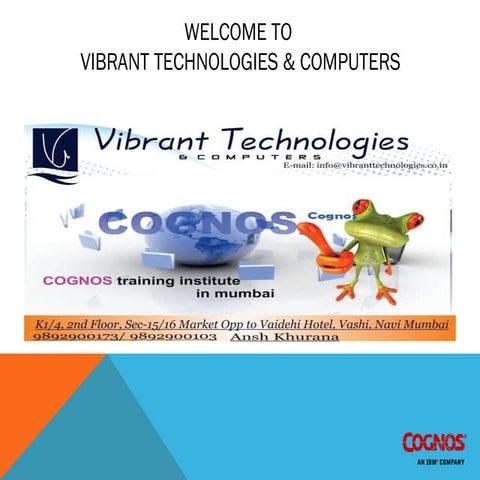 Cognos 101008 | PPT | Computing | Technology & Computing