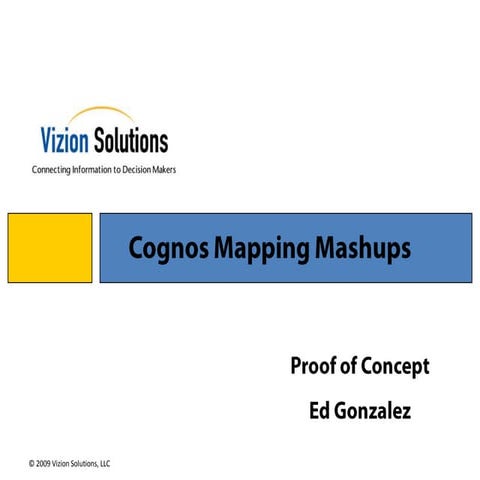 Cognos Mapping Mashups | PPT