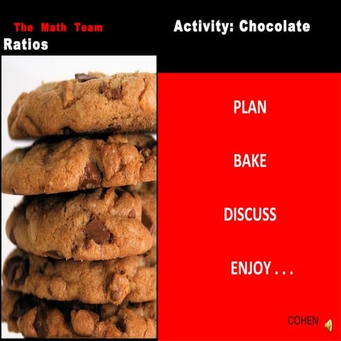 Two math activities: Ratios & Interest | PPT