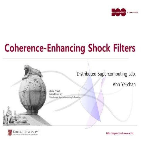 Coherence enhancing shock filters | PDF | Technology & Computing