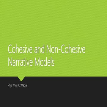 Non-Linear Narrative Models | PPT