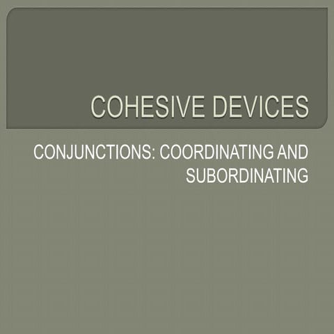 Cohesive devices | PPTX