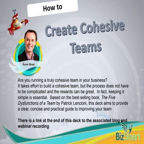 How to Create Cohesive Teams | PPTX