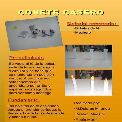 Cohete Casero Ppt