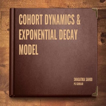 Cohort dynamics and exponential decay model | PPTX