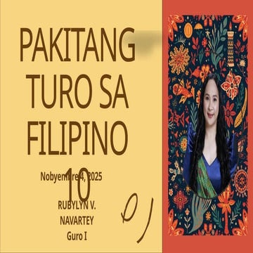 tula COT Hele ng Ina sa Kaniyang Panganay | PPTX