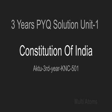 COI-Unit-1-5 By-MultiAtoms.pdf note aktu | PDF