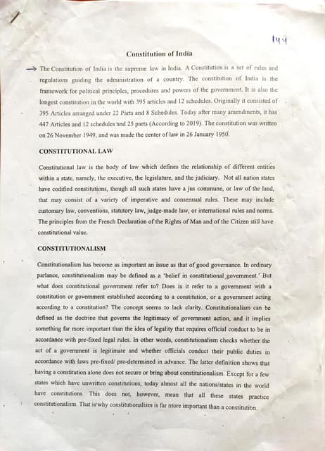 THE CONCEPT OF CONSTITUTIONAL SOVEREIGNTY | PDF