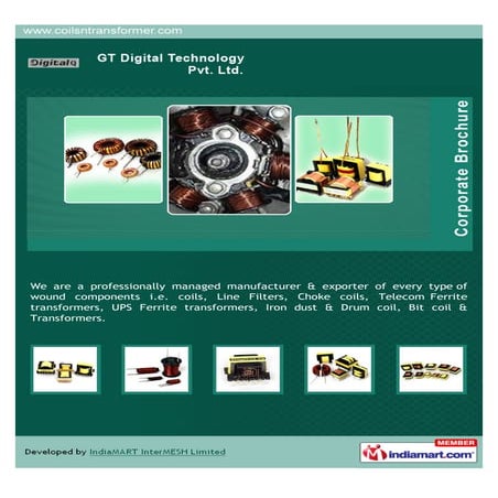 G.t. Magnetics Pvt. Ltd, Delhi, Transformer and Components | PDF