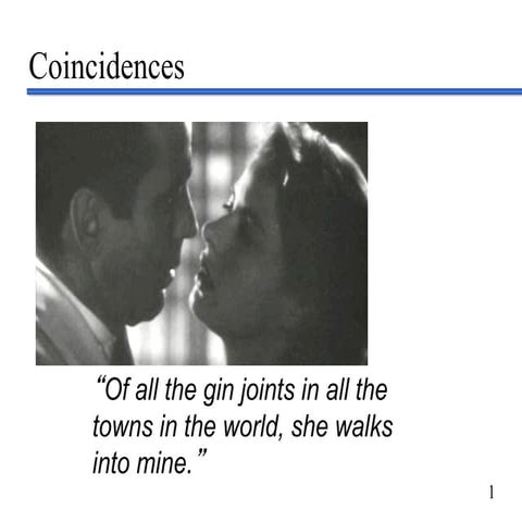 Coincidences | PPT