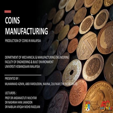Coin Manufacturing Process (The Incredibles) | PDF