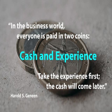 Cash and Experience | PDF | Currencies | Economy