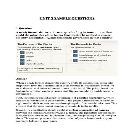 Applying Indian Constitutional Principles for Democratic Governance and ...
