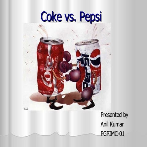 Coke Pepsi rivalry | PPT