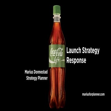 Coke Life - Strategy Proposal | PDF