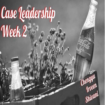 Coke life Case Study | PPTX