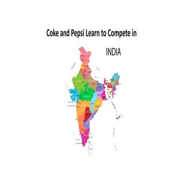 Coke and Pepsi Learn to Compete in India | PPTX