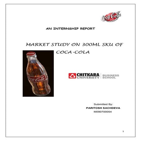 Coke Report Internship | DOCX
