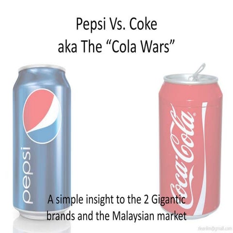 Coke vs pepsi | PPTX