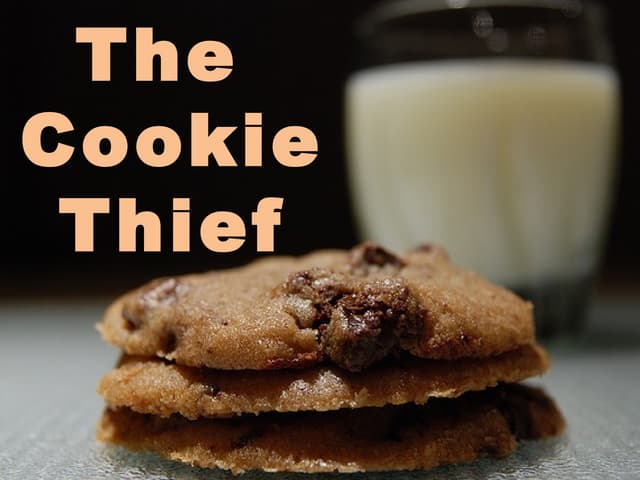 The Cookie Thief Story Clipart