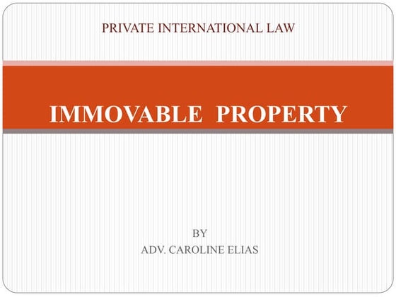 Doctrin of Renvoi | PPTX