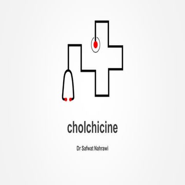 Colchicine drug in cardiovascular clinical trials | PPTX