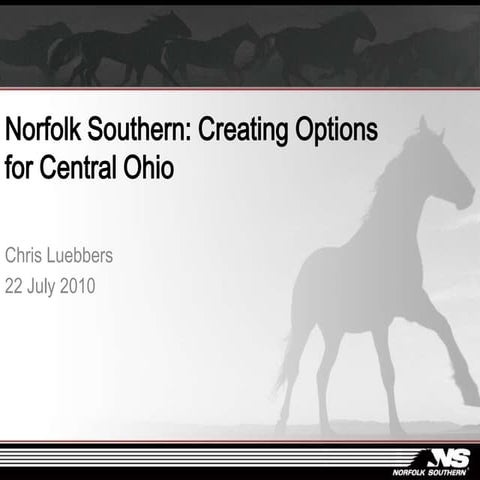Norfolk Southern Presentation; Rail Night | PPTX