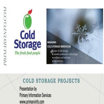Cold storage projects profitable ! | PDF