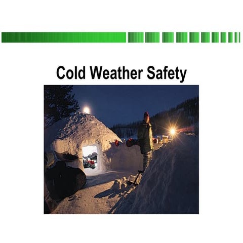 Cold weather-safety extensive power point | PPT