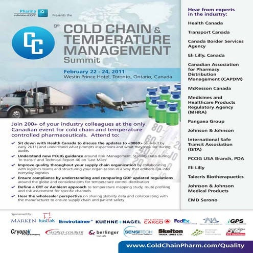 Cold Chain & Temperature Management | PDF