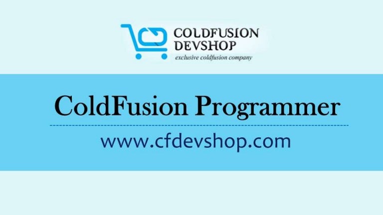 ColdFusion Programmer