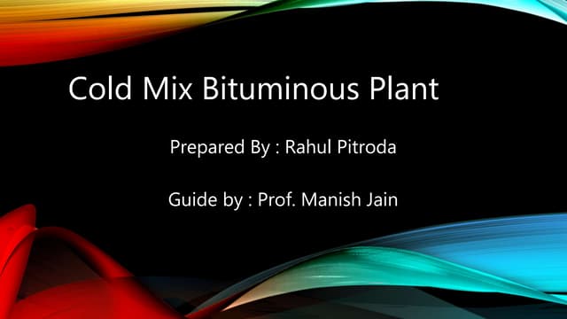hot mix plant | PPT
