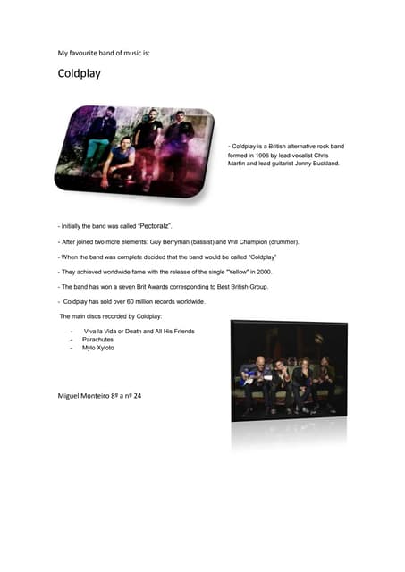 Coldplay (Updated) | PPT