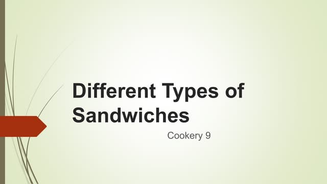 01 components of sandwich | PPTX