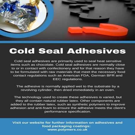 Cold Seal Adhesives | PDF