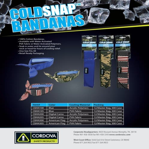 Cold snap Bandanas | PDF