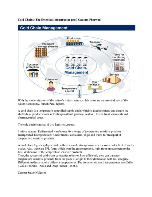 PROJECT REPORT ON COLD STORAGE | PDF