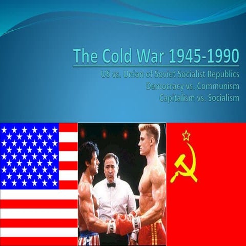 Cold War - 1, talks about cold water bro | PPT