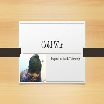 Cold war | PPTX