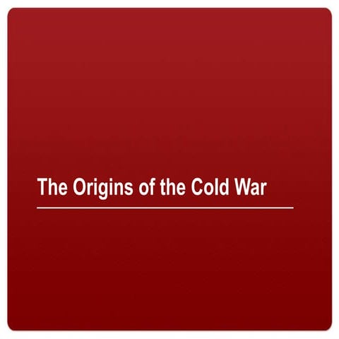 The Cold War Powerpoint Slides | PPTX