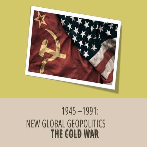 Presentación para 4º ESO bilingüe The Cold war | PDF