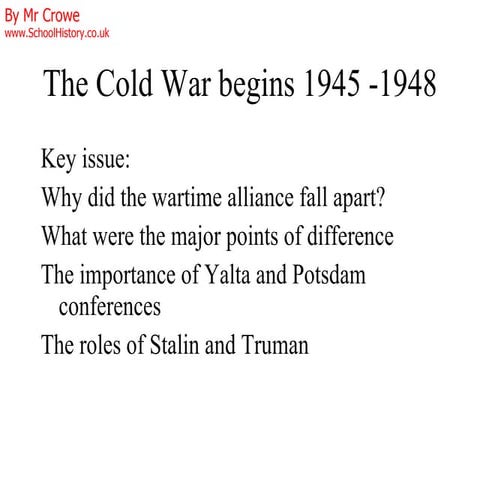 Breakdown of the Grand Alliance | PPTX