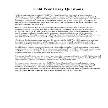 Cold War Essay Questions.pdf