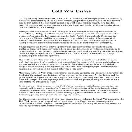 Cold War Essays.pdf
