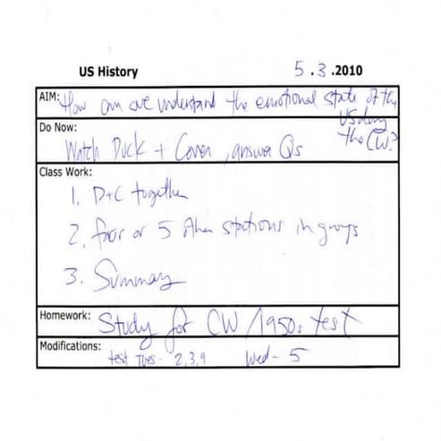 Cold War Stations Lesson Plan | PDF