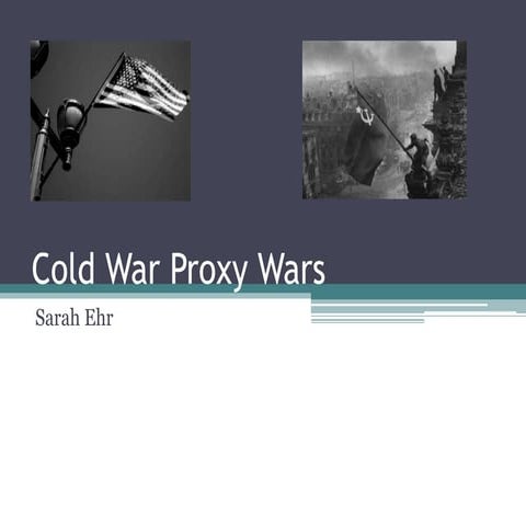 Cold War Proxy Wars !! | PPT